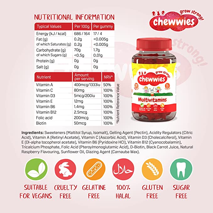 Chewwies Bundle Pack | Multivitamins & Vitamin D | Halal Gummies